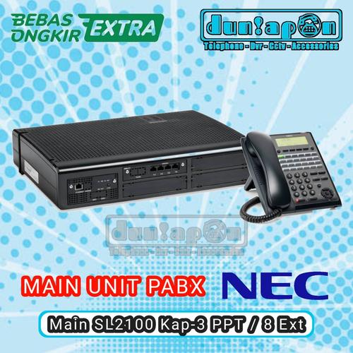 Jual Central PABX NEC SL2100 Kapasitas - 3ptt / 8ext + Operator Telepon - Jakarta Pusat - CTG ...