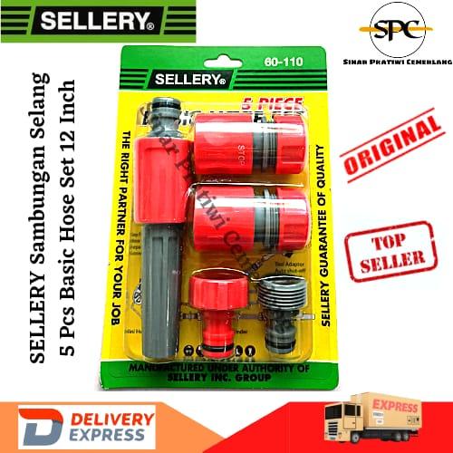 Jual SELLERY-Sambungan Selang Air Set 5 Pcs - Semprotan Air Hose Set 60 ...