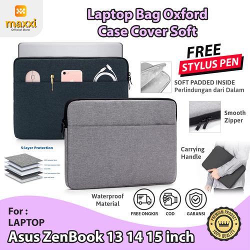 Jual Asus ZenBook 13 14 15 inch Tas Laptop Sleeve Case Cover Soft Hand ...