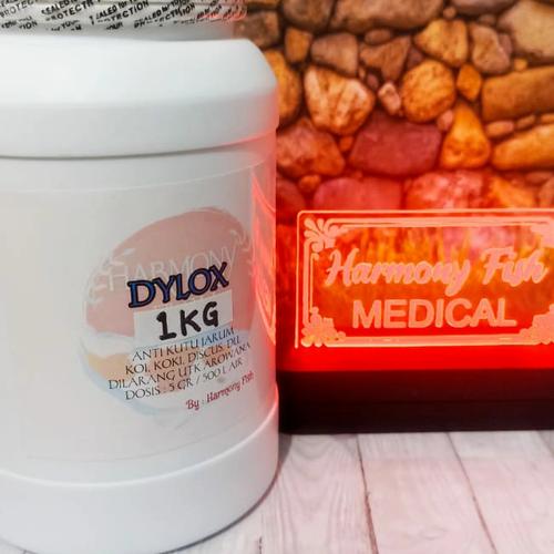 Jual OBAT DYLOX harga untuk satu 1KG(1) kilo Obat membasmi Parasit dan ...