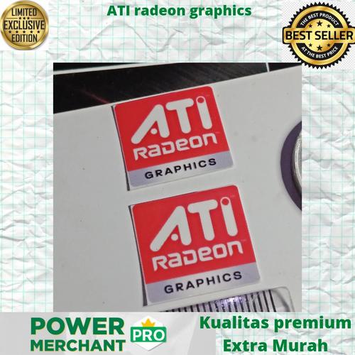Jual Stiker laptop komputer ati radeon graphics silver classic 1,8x2 ...