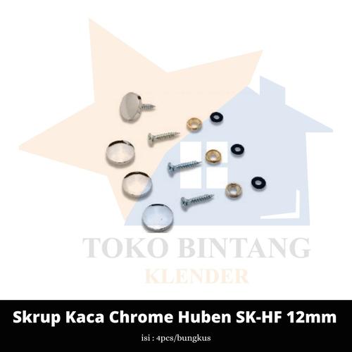Jual Skrup Kaca Chrome Huben SK-HF 12mm (bks @4pcs) - Jakarta Timur ...
