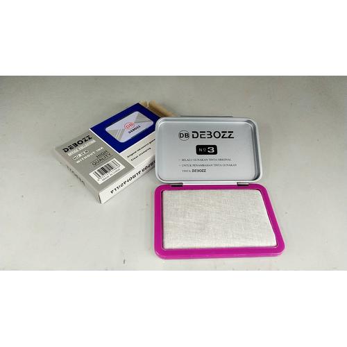 Jual Bak Stempel Debozz No. 3 / No. 3 EM Tanpa Tinta - Stamp Pad - Kota ...