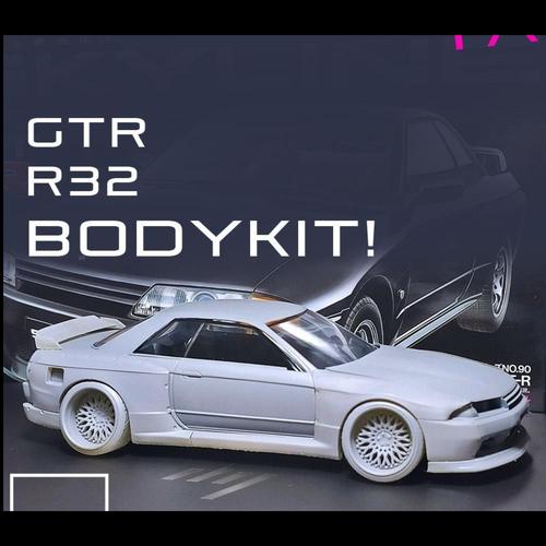 Jual GTR R32 BODYKIT For tamiya 1/24 MOKIT MODEL KIT - INCLUDE RIMS ...
