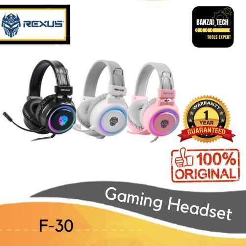 Jual Rexus F30 Vonix LED RGB Gaming Headset GARANSI RESMI - Putih ...
