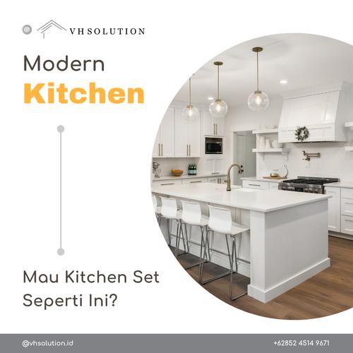 Jual KITCHEN SET MINIMALIS MODERN MULTIPLEX CUSTOM VH - Desain 3D ...