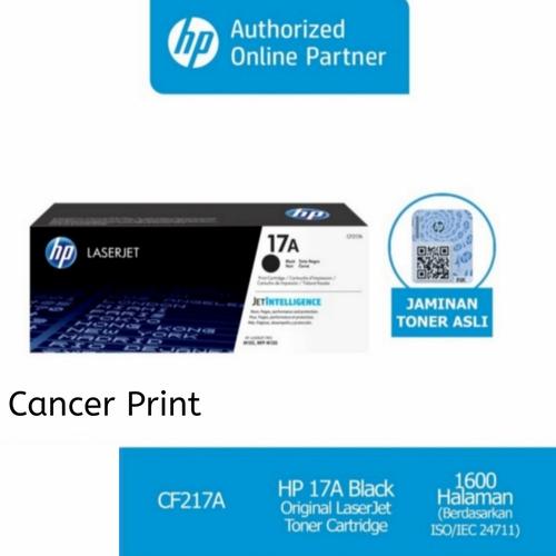 Jual Toner Hp Laserjet 17A Original Hitam Untuk printer Laserjet Pro ...