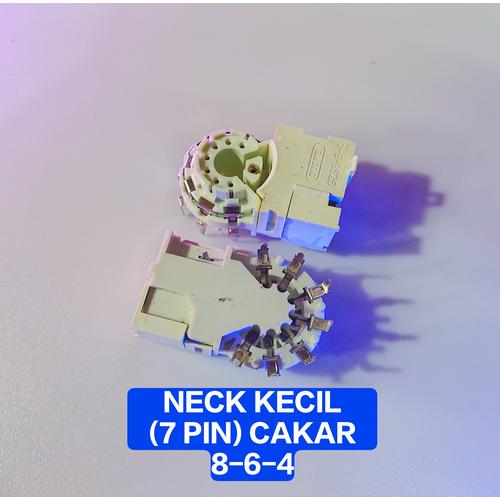 Jual Socket CRT TV Tabung Leher Kecil /Neck Kecil 8-6-4 Pin Cakar (7 ...
