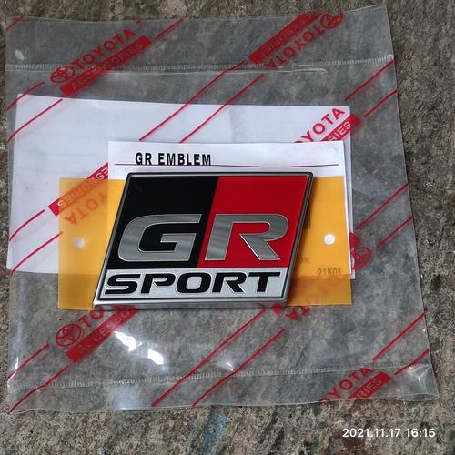 Jual satu buah emblem GR SPORT ORIGINAL TOYOTA - Jakarta Pusat ...