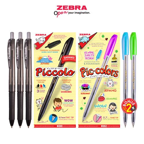 Promo ZEBRA PULPEN PAKET HEMAT - PICCOLO SERIES - Jakarta Pusat - Zebra ...