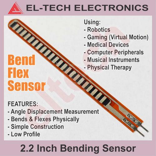 Jual Bend Bending Flex Fleksibel Sensor Tekuk Lipat for Robotic Hand ...