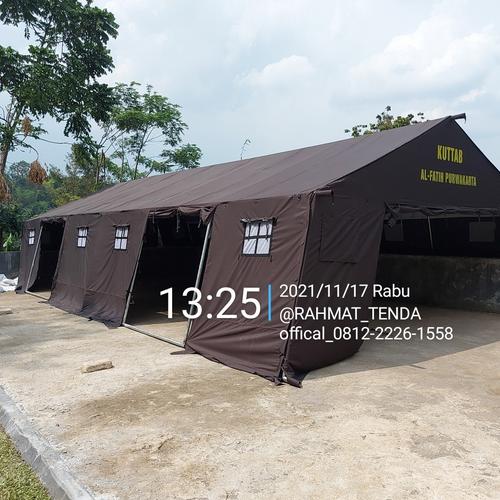 Jual Tenda Posko Peleton Siaga Komando Barak Pramuka TNI Uk 6M x 12M x ...