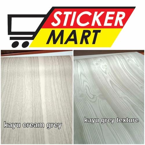 Jual Sticker Kayu Grey Tebal Abu2 pelapis furniture kabinet murah ...
