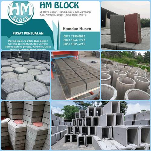 Jual paving block konblok uditch kanstin grass block buis beton roster ...