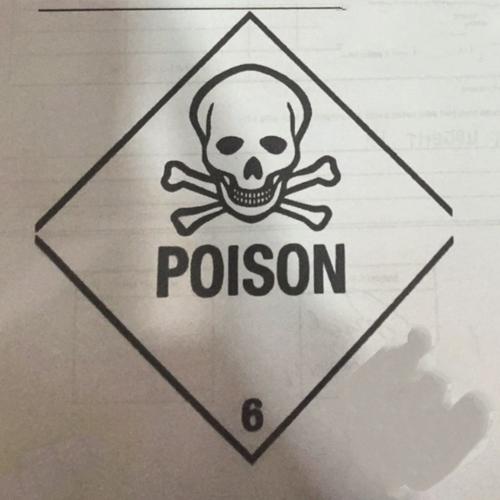 Jual STIKER SIGN POISON - Jakarta Pusat - MEDIACETAK | Tokopedia