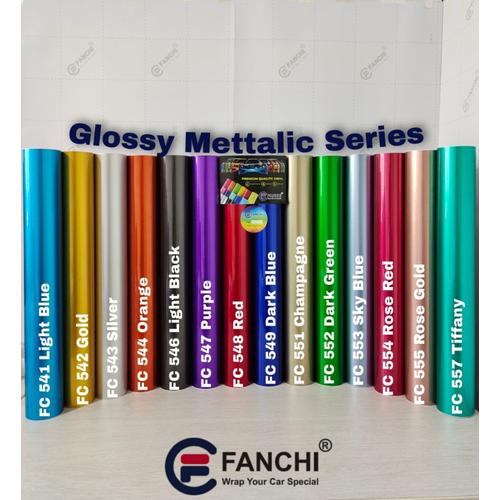 Jual Sticker Fanchi Premium metalic gloss 152cm (Rol) - Light Grey ...