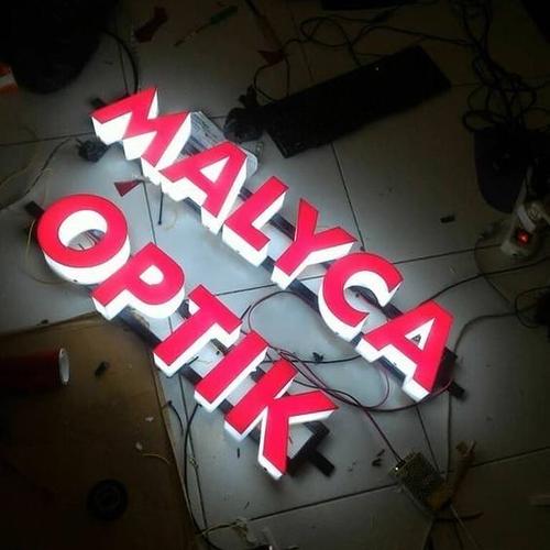 Jual HURUF TIMBUL AKRILIK ACRYLIC LED LETTERBOX LETTERSIGN CUSTOM MURAH ...
