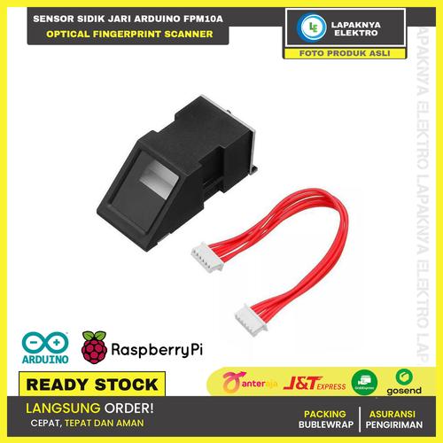 Jual Sensor Sidik Jari arduino FPM10A Optical Fingerprint Scanner - Kab ...