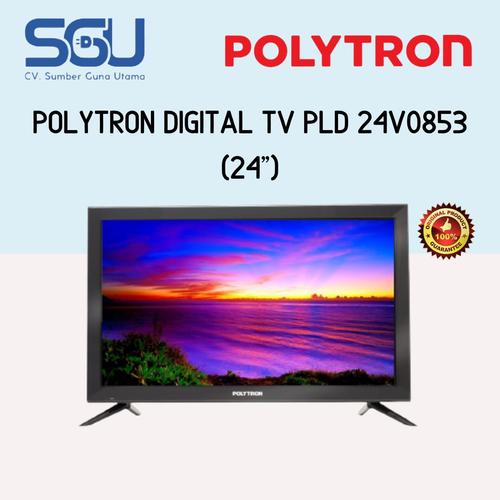 Jual POLYTRON LED TV DIGITAL 24 INCH PLD 24V1853 / PLD24V1853 / 24 ...