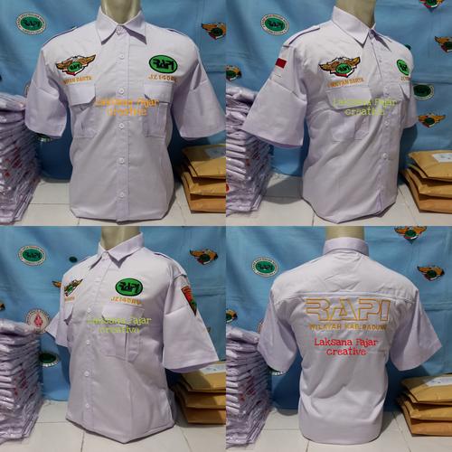 Jual BAJU RAPI putih lengkap belakang pakai wilayah atau lokal - XXL ...