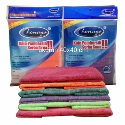 Jual lap microfibre microfiber honaga 40x40 cm - Biru - Kota Bandung ...