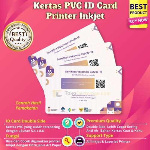 Jual PVC Sheet ID Card Kertas PVC ID Card Bahan ID Card - 10 Pcs ...