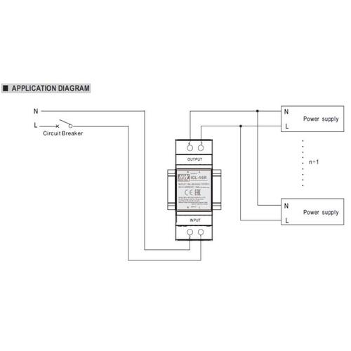 Jual Inrush Current Limiter 220V AC 16A Meanwell ICL-16R 16L - DIN Rail ...