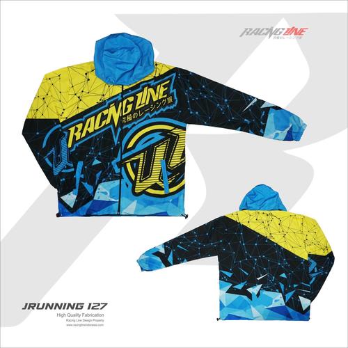 Jual Jaket Racing Line Original Running 128 - Biru, M - Kota Bandung ...