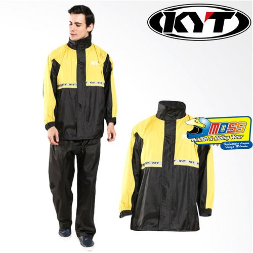 Jual Jas Hujan Rain Coat Jaket Hujan KYT Pit One Black Yellow - Kota ...