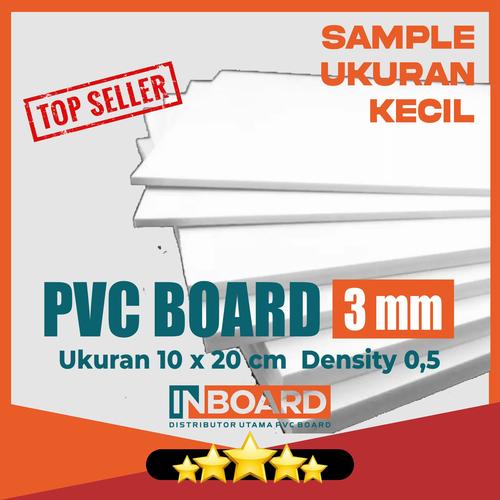 Jual SAMPLE Ukuran Kecil PVC Board 3mm (20cm x 10cm) - Jakarta Utara ...