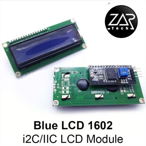 Jual Blue LCD 1602 With I2C/IIC Backlight Lcd Module For Arduino - Kab. Sidoarjo - ZAR Tech ...
