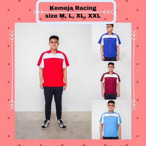 Jual kemeja seragam/kemeja komunitas/kemeja kerja/seragam kerja - Biru ...