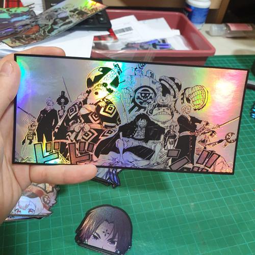Jual Sticker Hologram Anime Slap Besar - PSH809 One Piece - Straw Hat ...