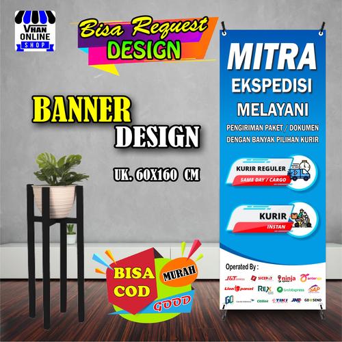 Jual Spanduk Banner Mitra Ekspedisi, Kurir, Pos Berdiri Keren Murah ...