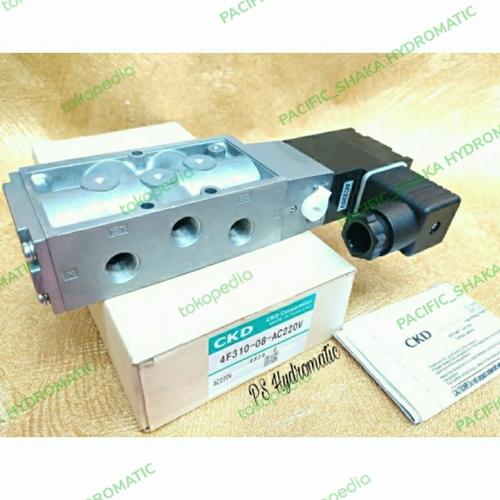 Jual Solenoid Valve CKD 4F310-08 AC220 - Jakarta Barat - PACIFIC SHAKA ...