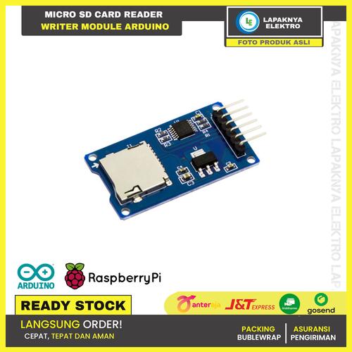 Jual Micro SD Card Reader Writer Module Arduino Modul Pembaca Read ...