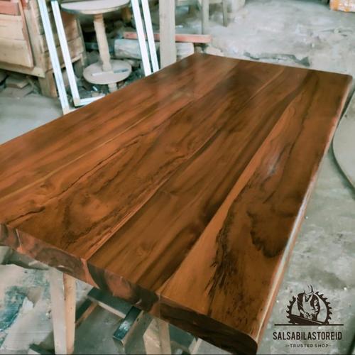 Jual Top Table Kayu Solid Jati Tua Asli - Kab. Lebak - PT SALSABILA ...