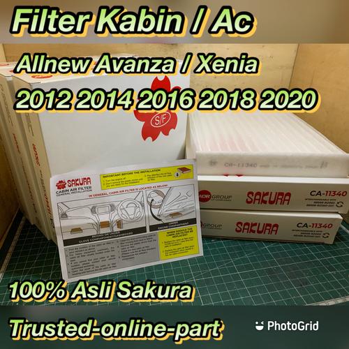 Jual Filter Ac Avanza Xenia Allnew 2012 2016 2018 2020 100% Asli Sakura ...