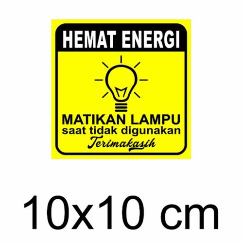 Jual STIKER HEMAT ENERGI - Jakarta Pusat - MEDIACETAK | Tokopedia