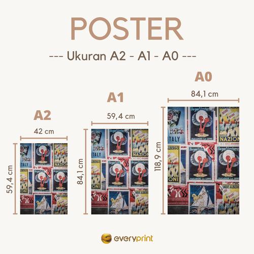Jual (A1 POSTER) CETAK POSTER CUSTOM MURAH SESUAI DESAIN DINDING ...