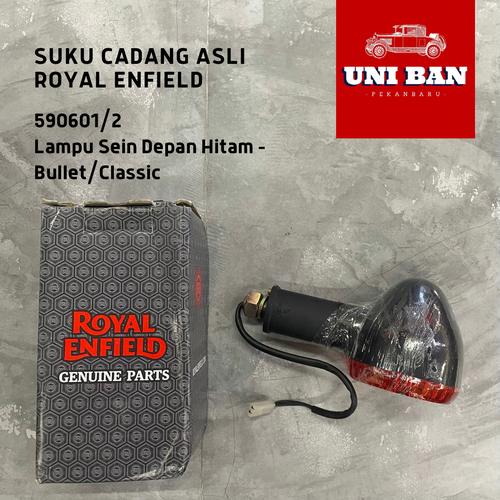 Jual Lampu Sein Depan Classic Stealth Black 590601/2 - Royal Enfield ...