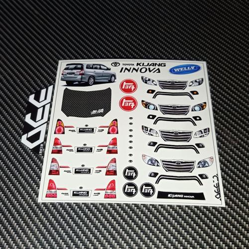 Jual Decal diecast welly toyota kijang innova bukan hotwheels - Kab ...