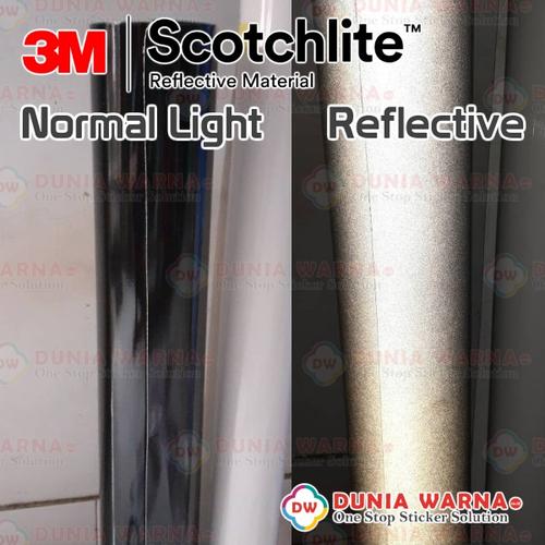 Jual 3M SCOTCHLITE 680-85 BLACK Reflective Graphic Film 60CM Stiker ...