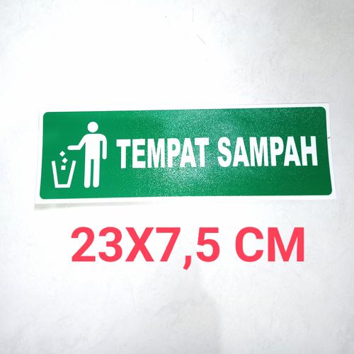 Jual STIKER SIGN SAFETY TEMPAT SAMPAH - 23x7,5 cm - Jakarta Pusat ...