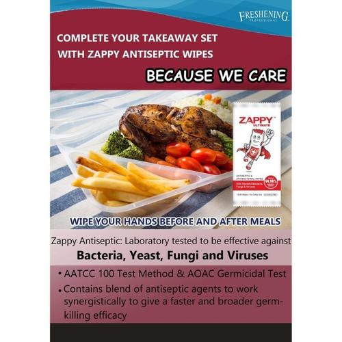 Jual Zappy Ultimate Antiseptic Wipes Bundle 100pcs |Tissue Basah ...