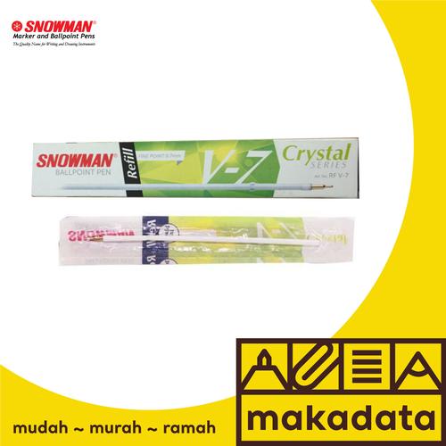 Jual REFILL TINTA BOLPEN SNOWMAN V7 - Kota Surabaya - Makadata ...