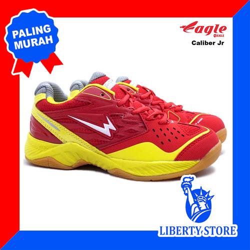 Jual Sepatu Badminton Anak-anak EAGLE COMMANDO 2 JR - MERAH/PUTIH ...