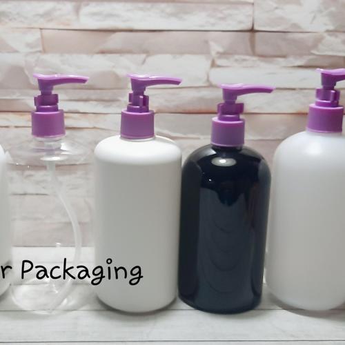 Jual Botol Pump 500ML Botol 500ML Pump Kancing Ungu Tebal Import Botol ...