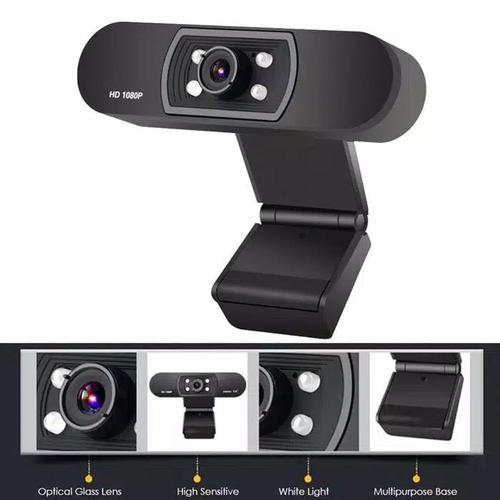 Jual Webcam Desktop Kamera Tambahan PC Laptop Video Conference 1080P H8 ...