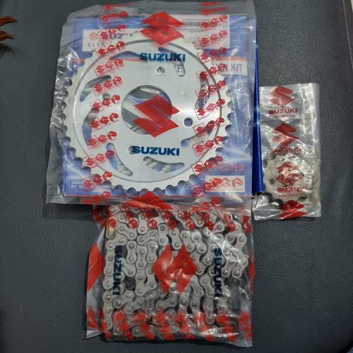 Jual Gear Set Gir Paket Rantai Roda Kit Suzuki Satria Fu New F1 FI ...